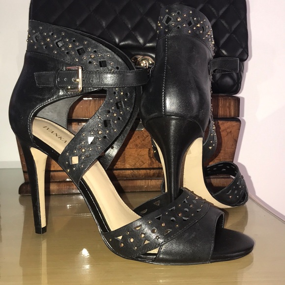 Ivanka Trump | Shoes | Studded Leather Sandals | Poshmark